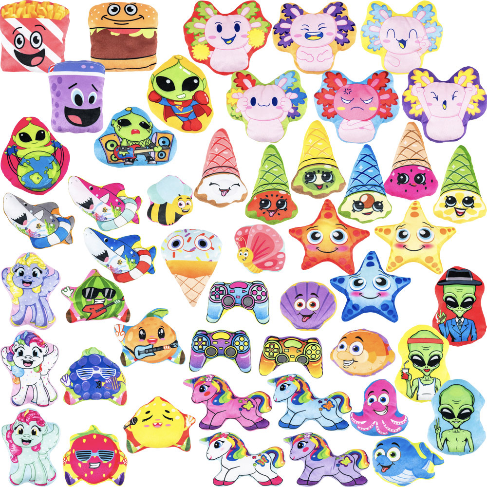Assorted Printed Plush Assortment | A&A Global Industries