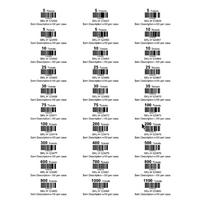 Avery 5160 Custom Barcode Labels | A&A Global Industries