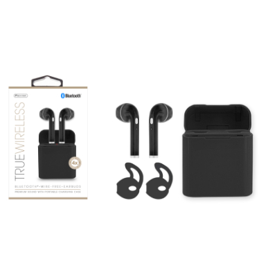 True Bluetooth Earbuds Case Black| A&A Global Industries