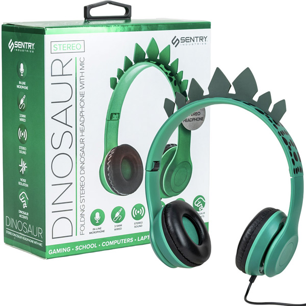 Dinosaur Headphone with Mic | A&A Global Industries