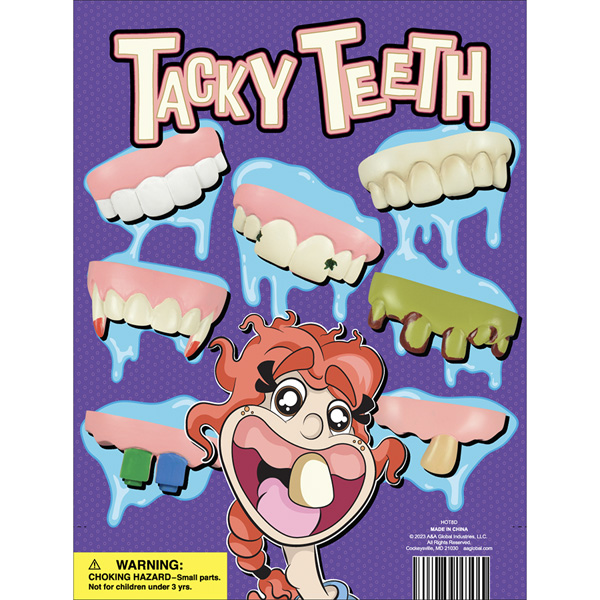 Tacky Teeth Display Card | A&A Global Industries