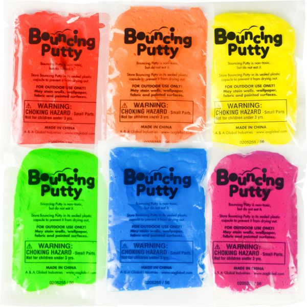 Bouncing Putty Packets Bulk Bag 100pcs | A&A Global