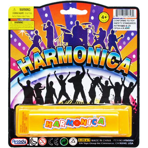 Harmonica On Blister Card 525 | A&A Global Industries