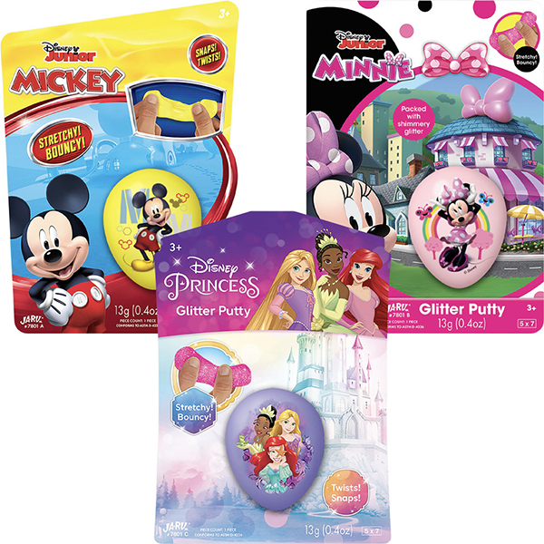 Disney Glitter Putty Asst | A&A Global Industries