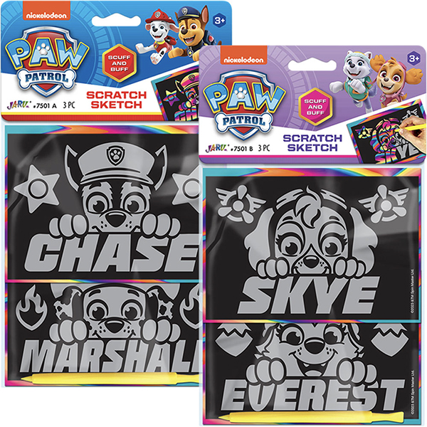 Paw Patrol Scratch Sketch | A&A Global Industries