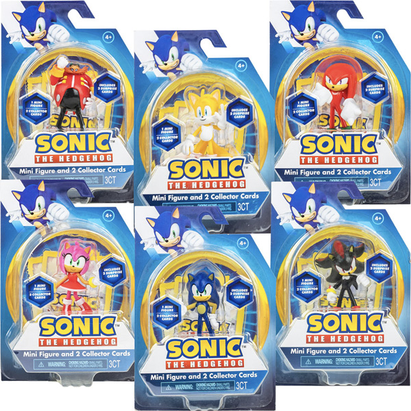 Sonic The Hedgehog Mini Figure 3in | A&A Global Industries