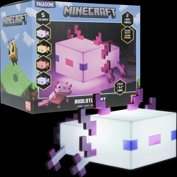 Minecraft Axolotl Light 8in | A&A Global Industries