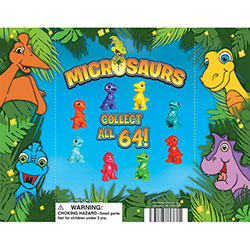 Microsaurs Figurine Display Card | A&A Global Industries