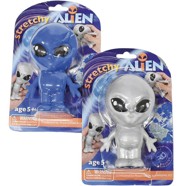 Stretchy Squeeze Alien 5in 12pcs | A&A Global Industries