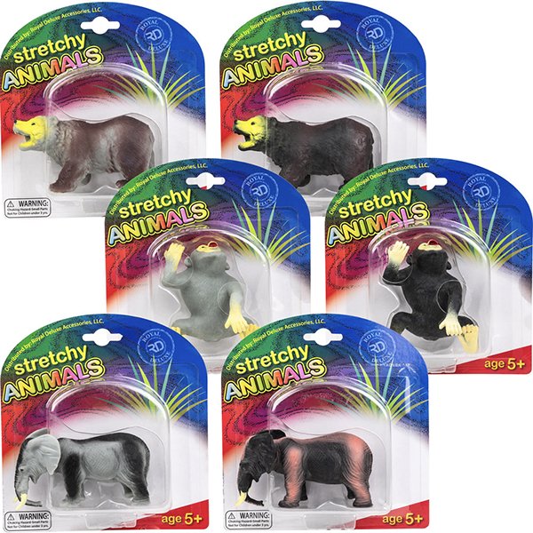 Stretch Squeeze Animals 12pc | A&A Global Industries