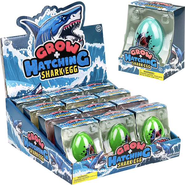 Painted Grow Hatching Shark Egg | A&A Global Industries