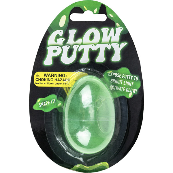 Glow Putty Egg 2 5in 12 pcs | A&A Global Industries