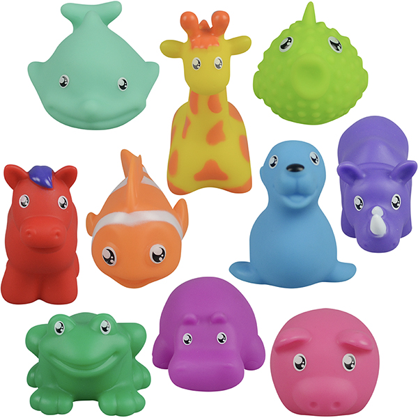 Rubber Animals 2in-3in Asst 50pc | A&A Global Industries