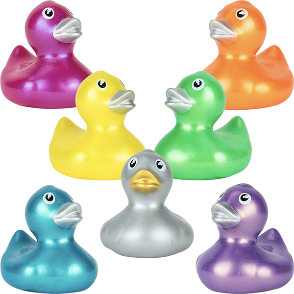 Rubber Metallic Ducks 2in 50pcs | A&A Global Industries