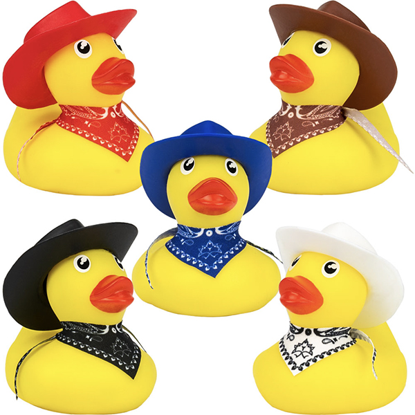 Ducks w Cowboy Hats and Bandana 2in | A&A Global Industries