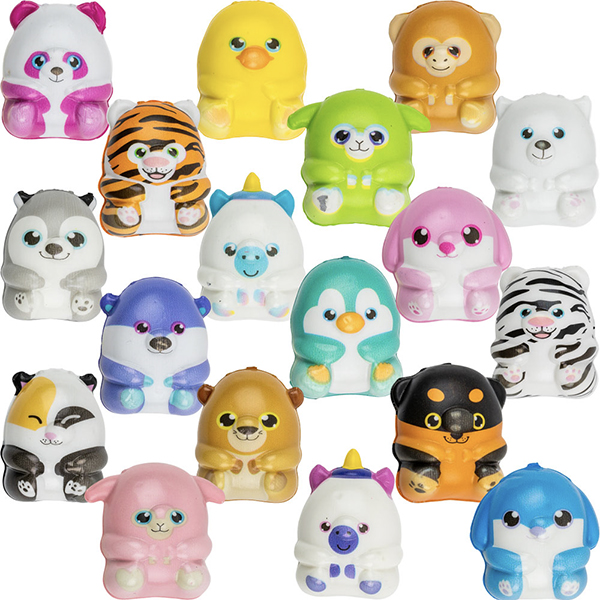 Squishy Animal 2in Asst 50pcs | A&A Global Industries