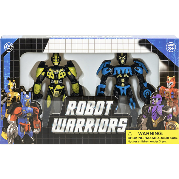 Robot Warriors 2pk Asst | A&A Global Industries