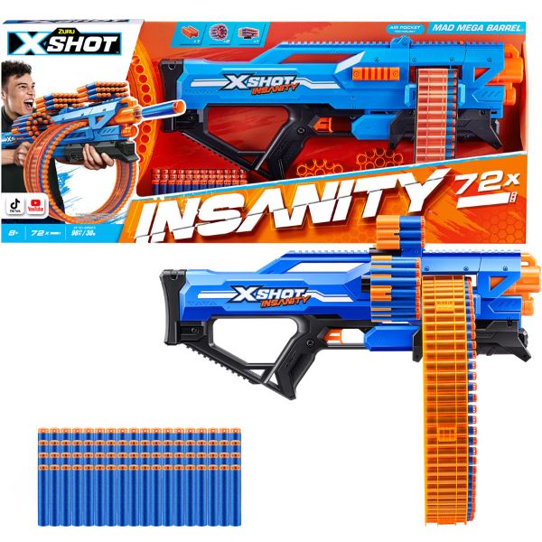 ZURU X Shot Insanity Mega Barrel | A&A Global Industries